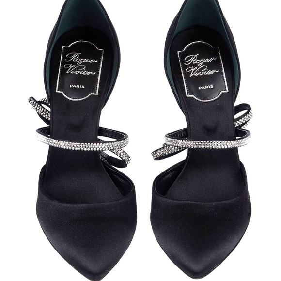 Roger Vivier | Shoes | Roger Vivier Marlene Crystalbow Dorsay Pump ...